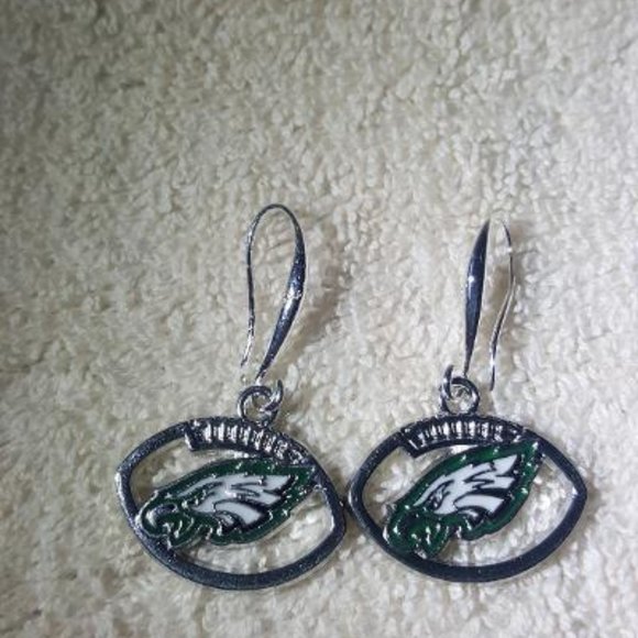 NFL | Jewelry | Philadelphia Eagles Nfl Dangle Earrings New | Poshmark